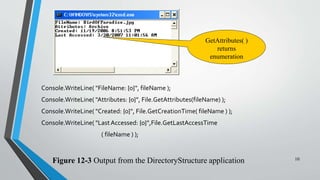 C# File IO Operations | PPTX