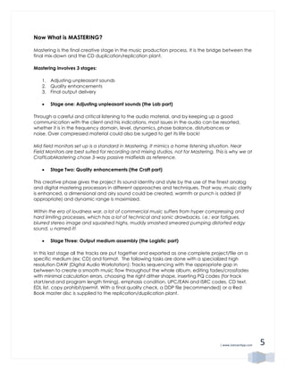 Audio Mastering | PDF | Digital Audio | Computer Software and Applications