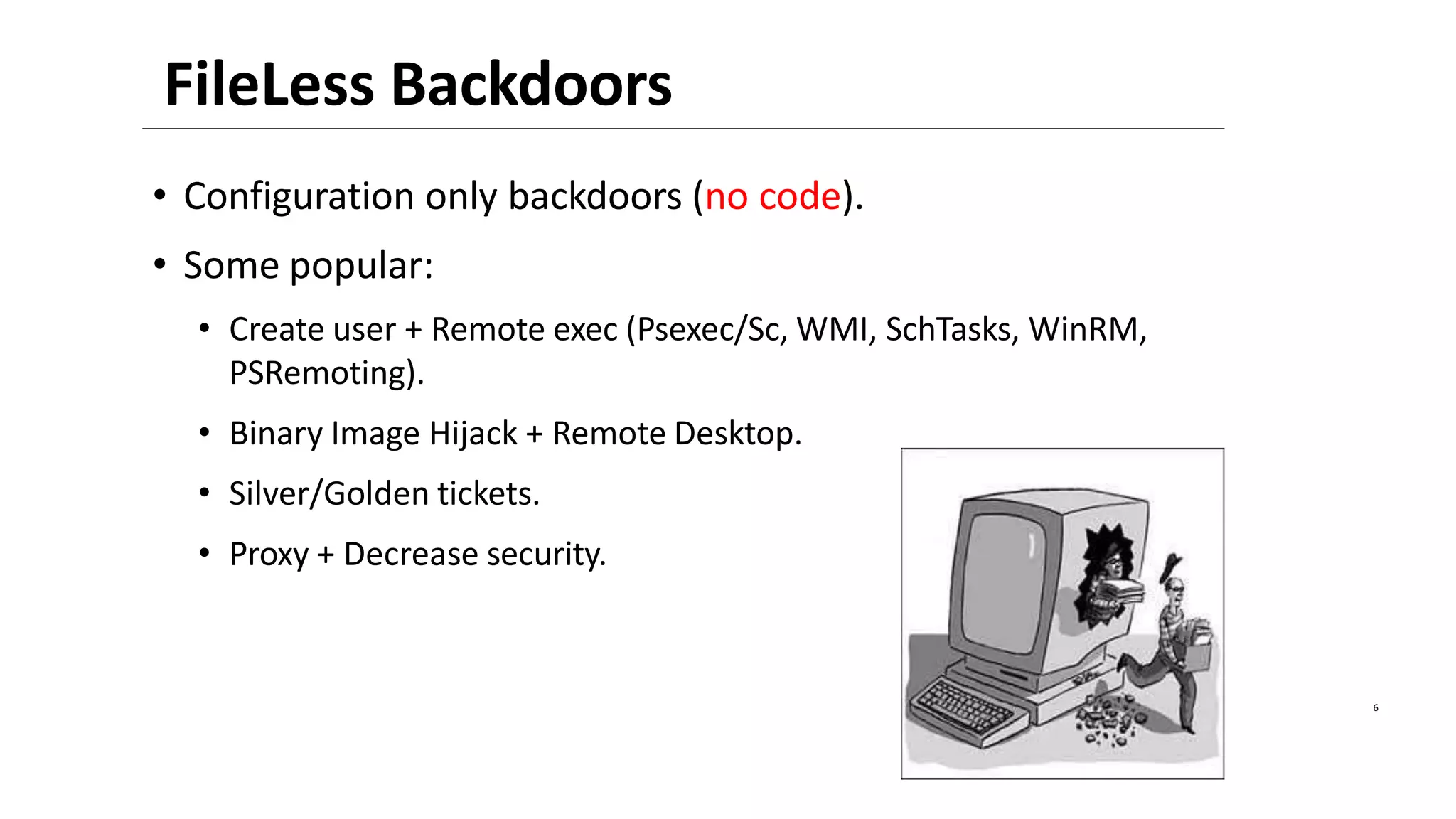Fileless Malware [Cyber Security] | PPTX