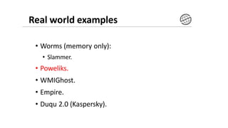 Fileless Malware [Cyber Security] | PPTX
