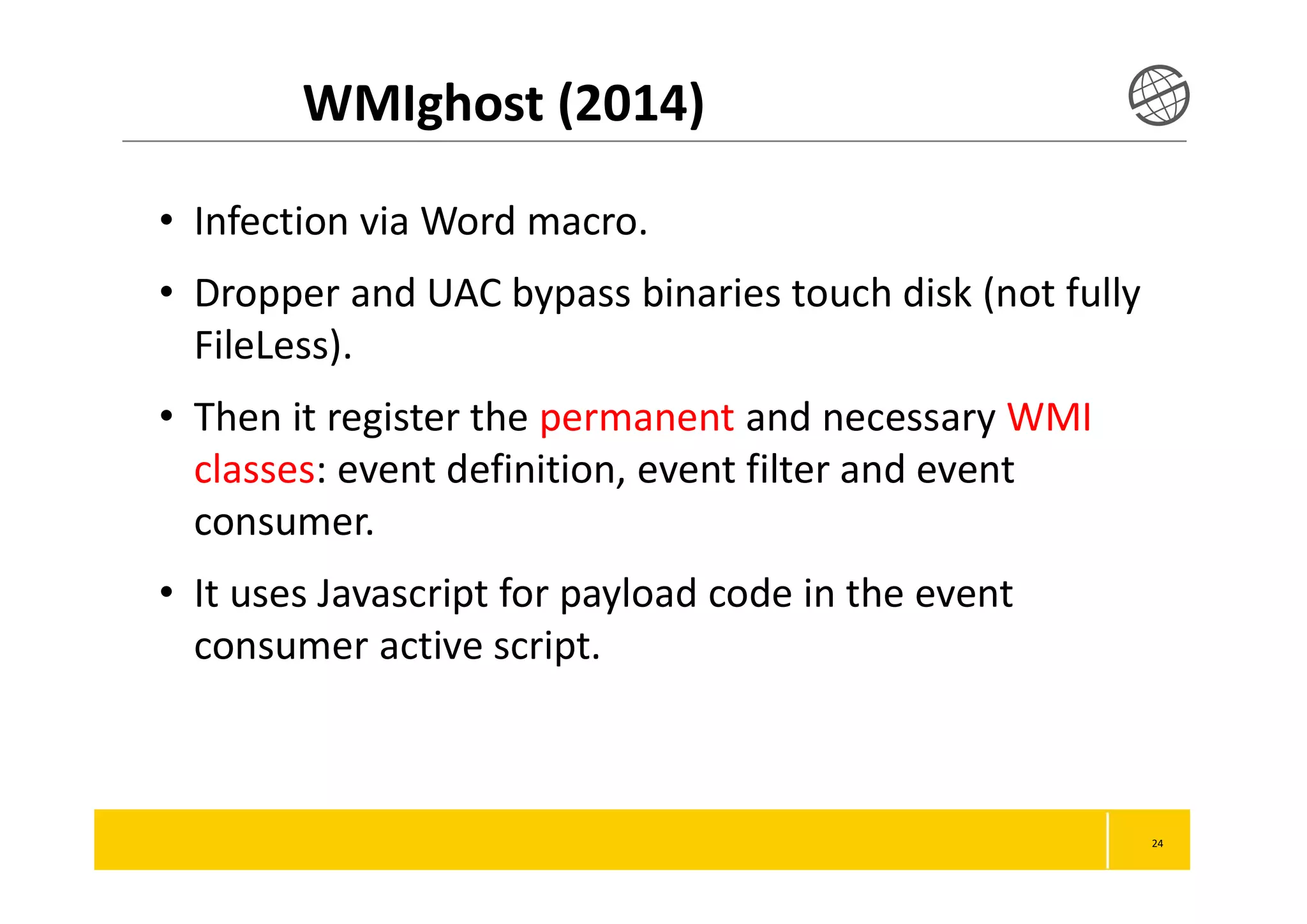 Fileless Malware Infections | PDF