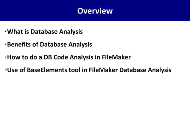 FileMaker BaseElements Tool | PPT