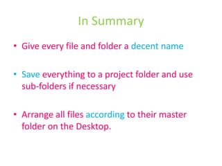 File Management | PPTX