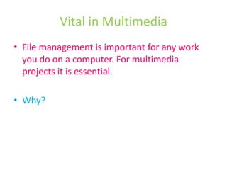 File Management | PPT