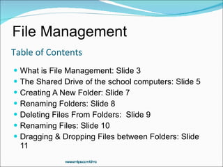 File Management | PPT