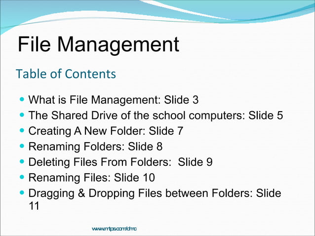 File Management | PPT | Operating Systems | Computer Software and ...