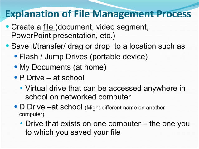 File Management | PPT | Operating Systems | Computer Software and ...