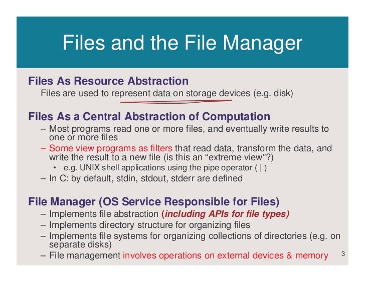 File management