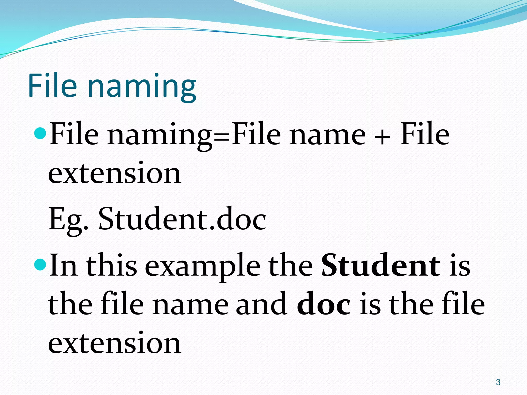File management | PPTX