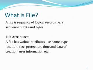File management | PPTX