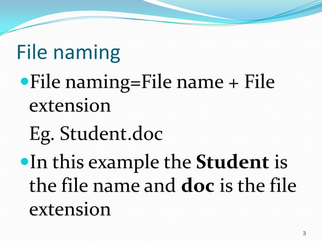 File Management File Management