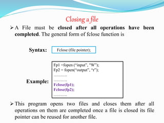 File management | PPTX | Operating Systems | Computer Software and ...