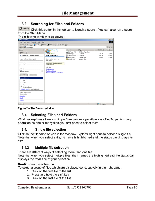 File management | PDF | Operating Systems | Computer Software and ...