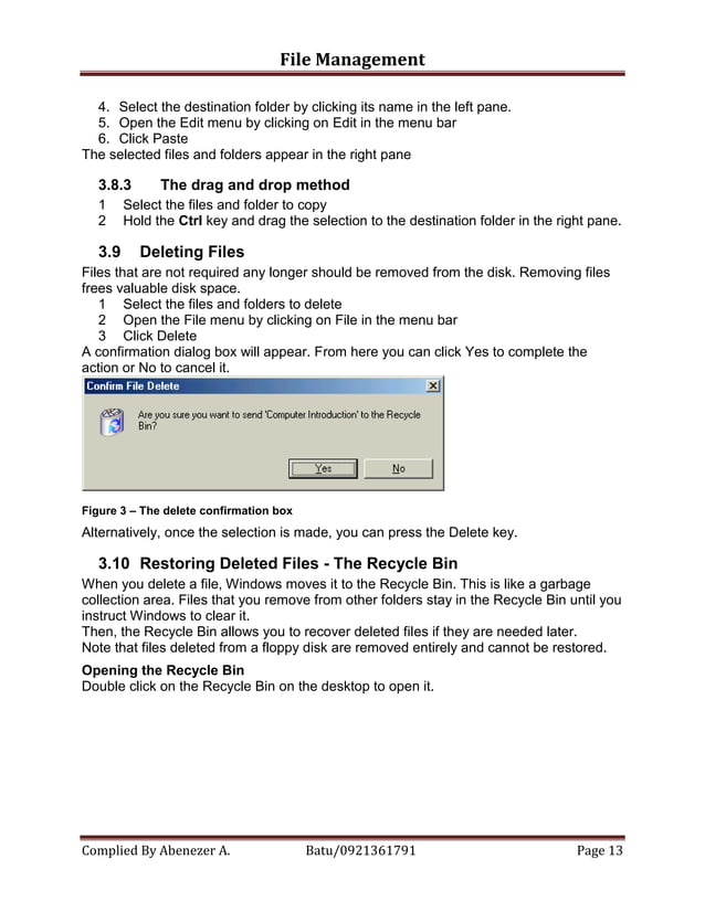 File management | PDF | Operating Systems | Computer Software and ...