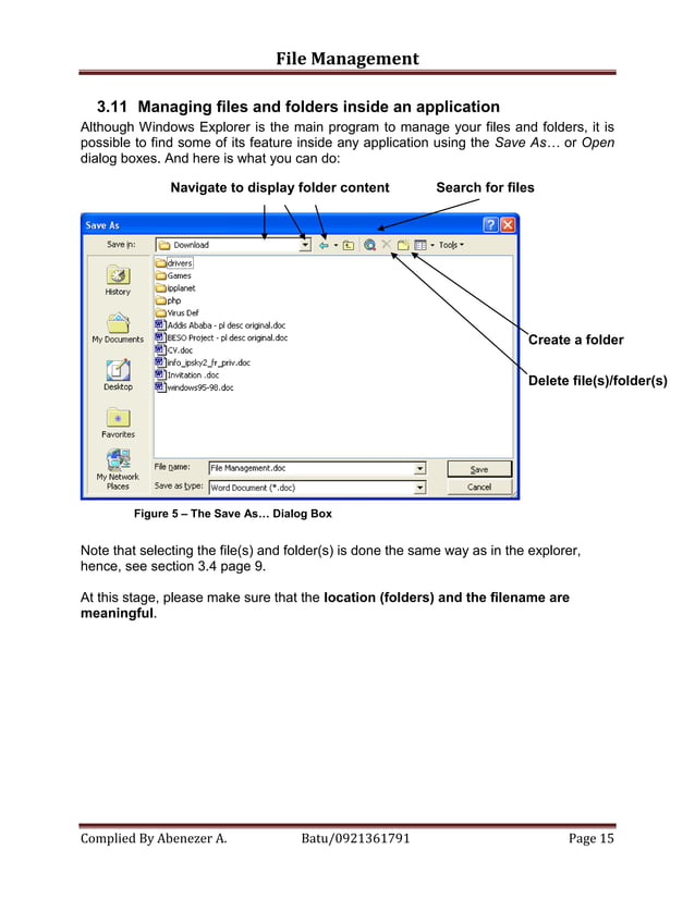 File management | PDF | Operating Systems | Computer Software and ...