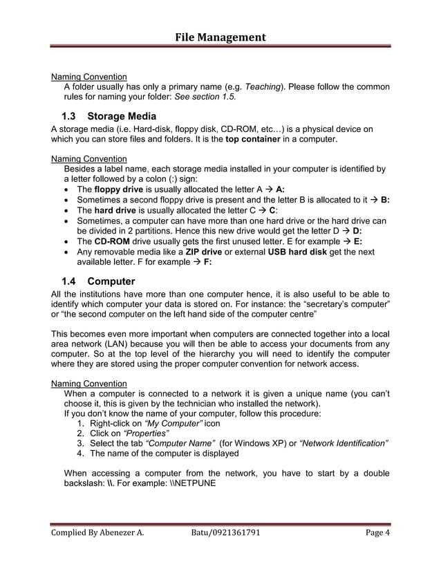 File management | PDF | Operating Systems | Computer Software and Applications
