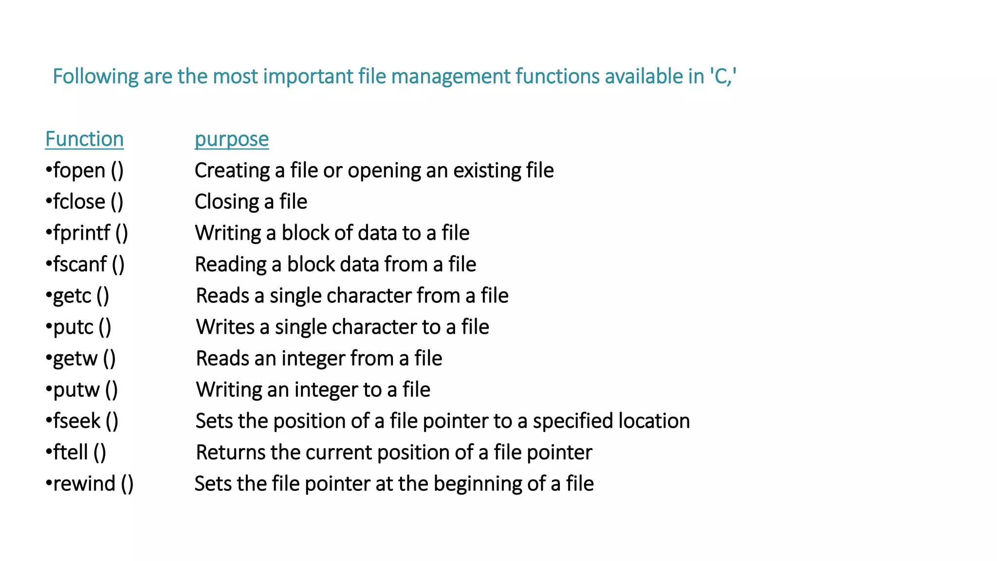 File management | PPTX | Operating Systems | Computer Software and ...