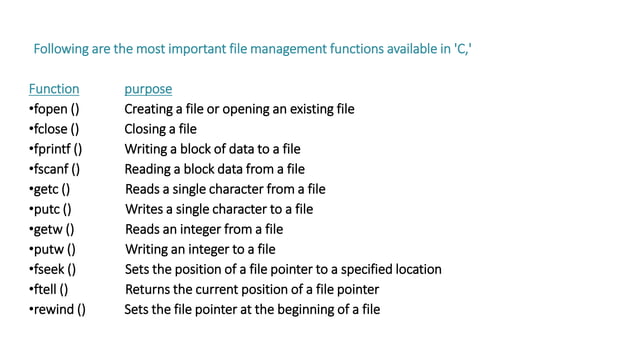 File management | PPTX | Operating Systems | Computer Software and Applications