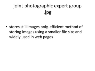 File management - ICT IGCSE Chapter 11 | PPTX