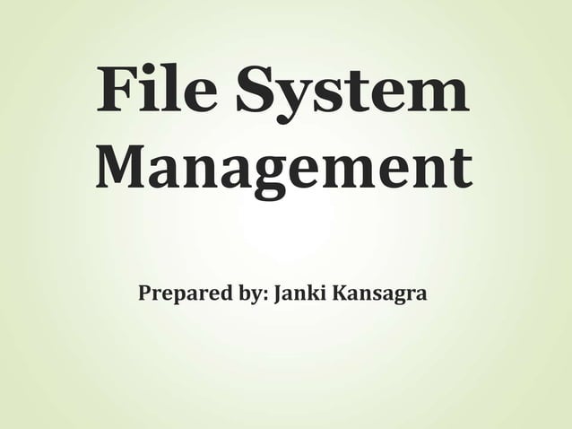 File Management.ppt