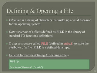 File Management in C | PPT
