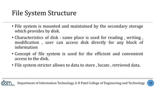 File management in OS | PPTX
