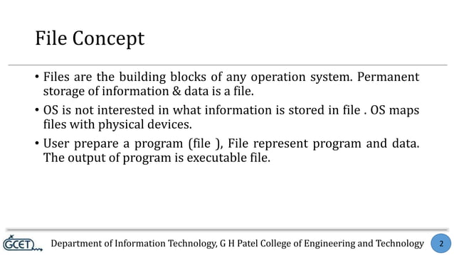 File management in OS | PPTX | Operating Systems | Computer Software ...