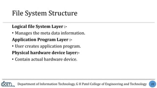 File management in OS | PPTX