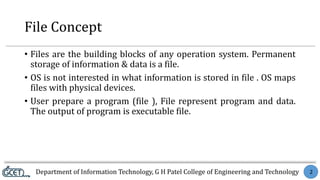 File management in OS | PPT