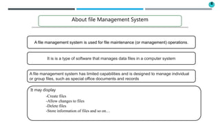 File Management System in Shell Script.pptx | Operating Systems ...