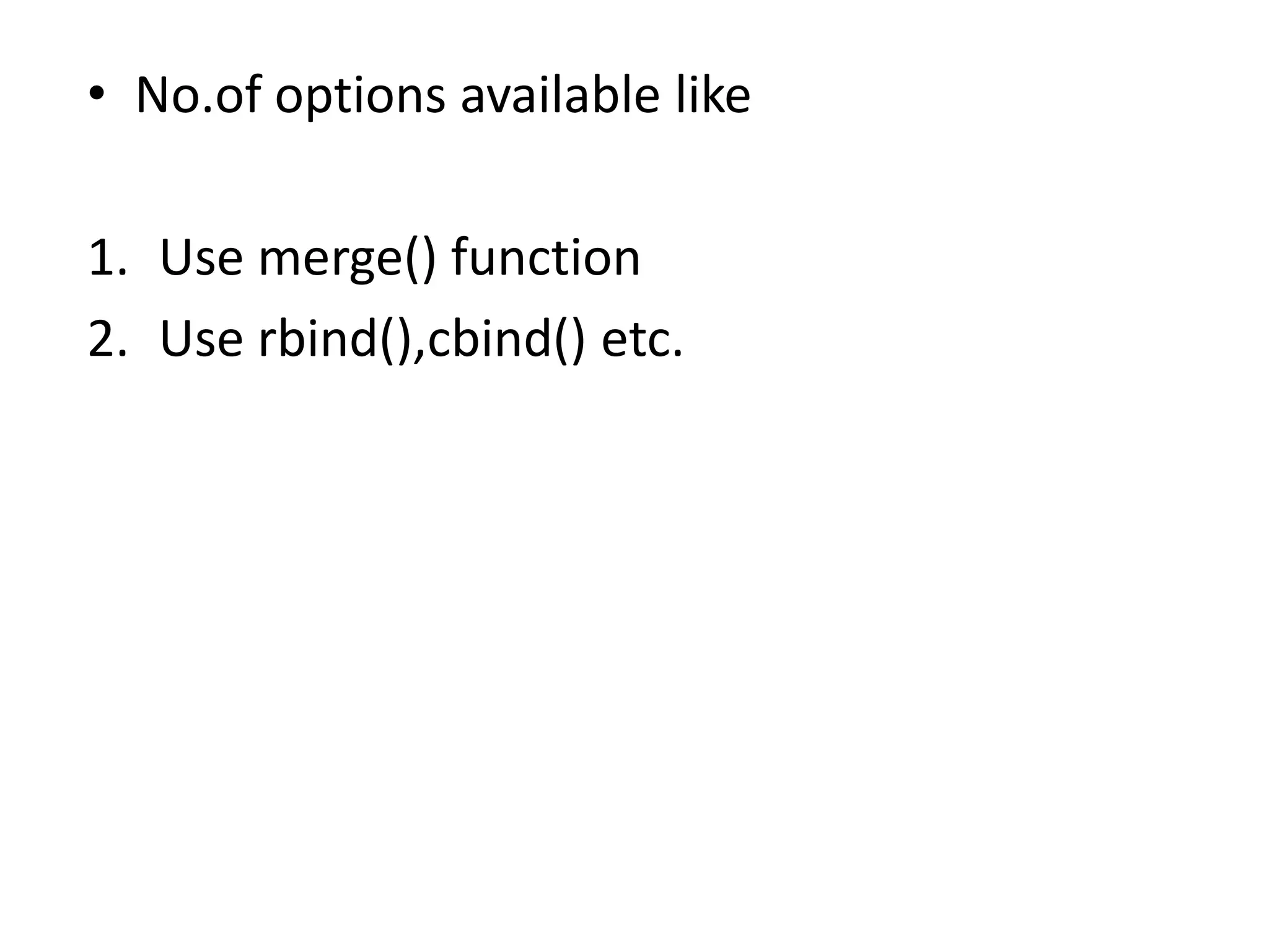 Merge Multiple Csv In Single Data Frame Using R Ppt