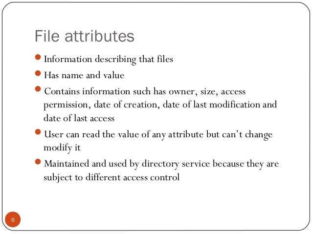 File models and file accessing models