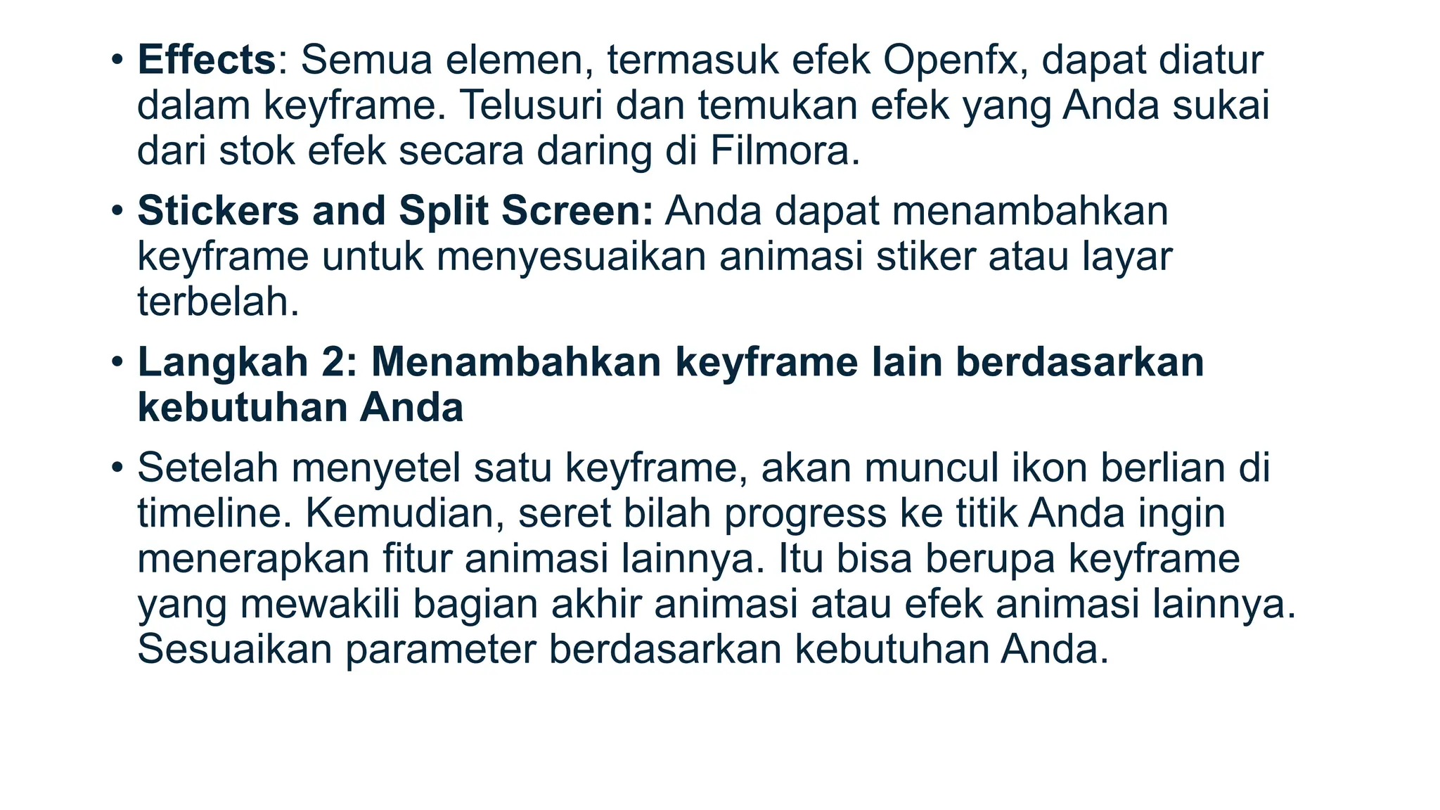 Filemora Tab Animasi tutorial untuk pemula | PPTX