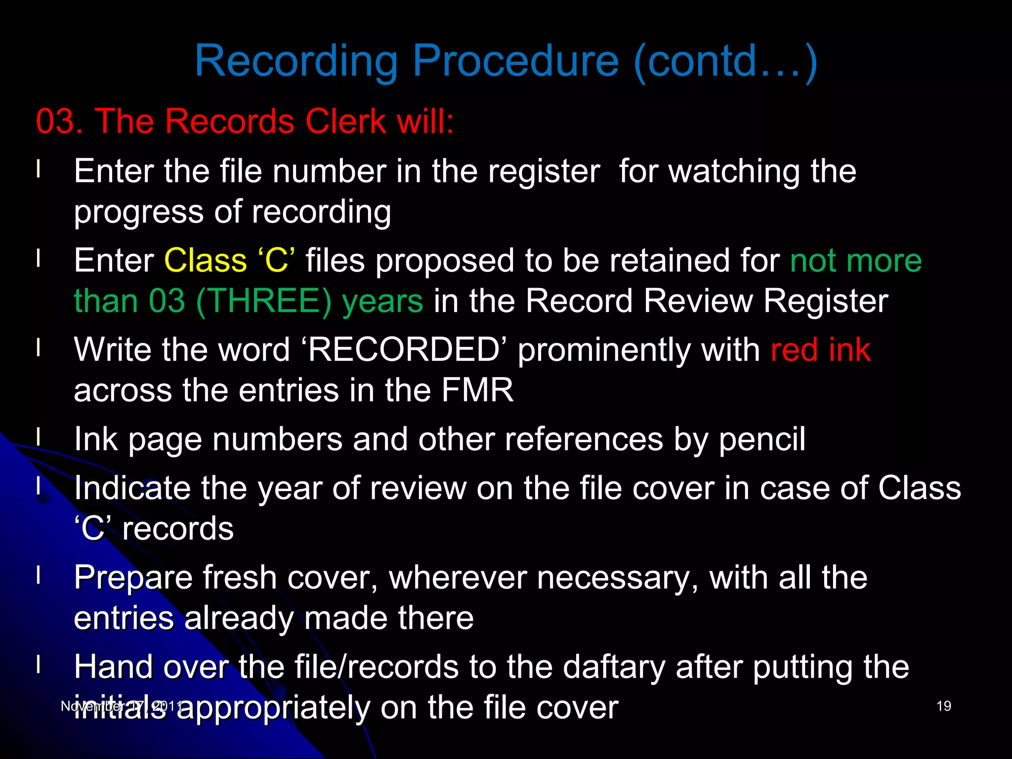 File numbering system | PPT