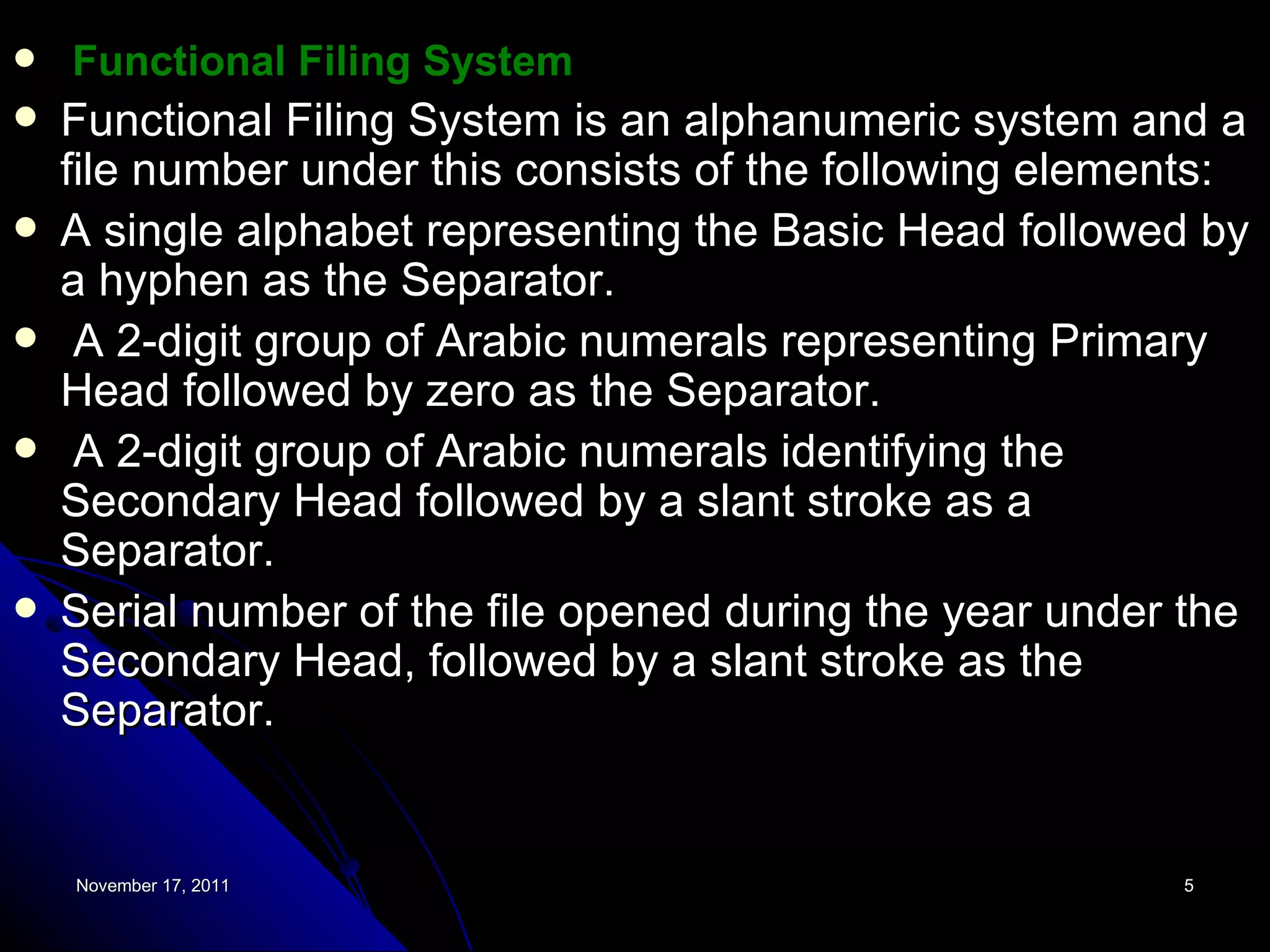 File numbering system | PPT