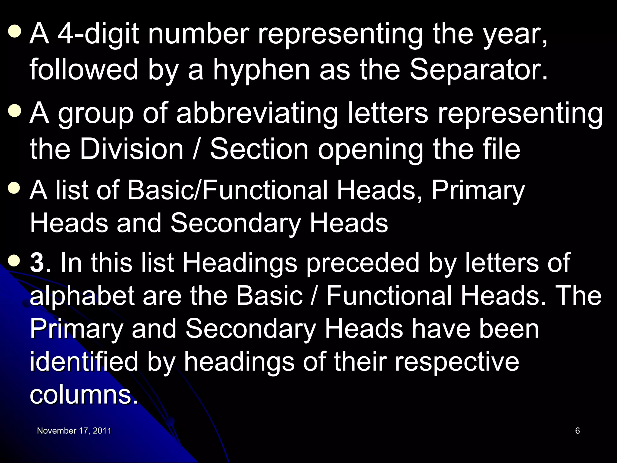 File numbering system | PPT