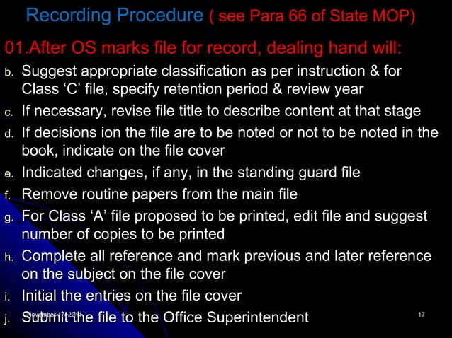 File numbering system | PPT