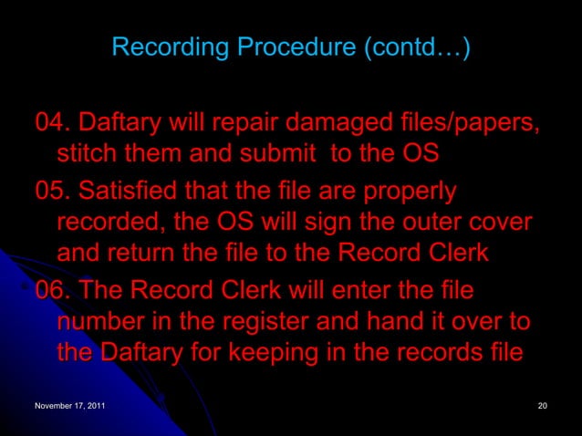File numbering system | PPT