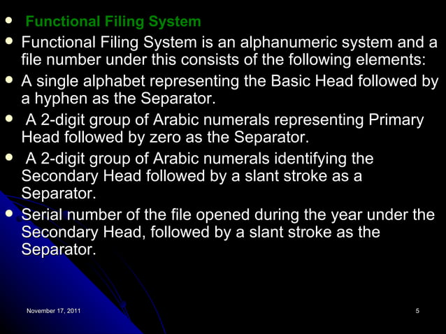 File numbering system | PPT