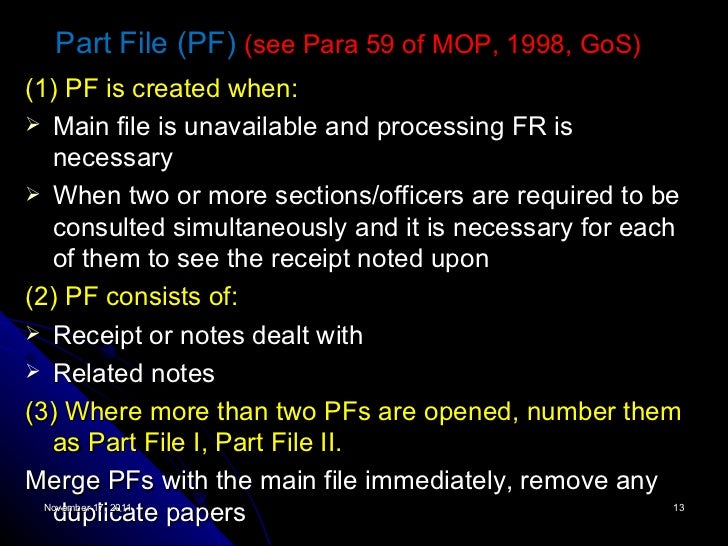 File Numbering System