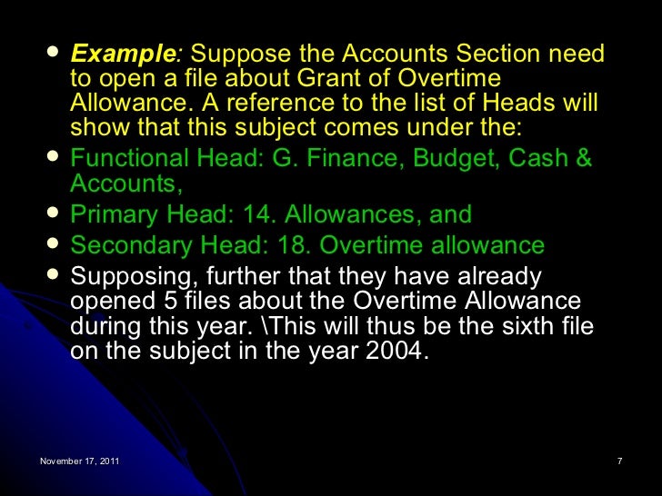 File Numbering System