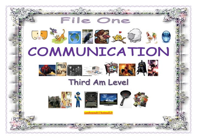File one communication 3rd am- atf & aef competencies | PPT