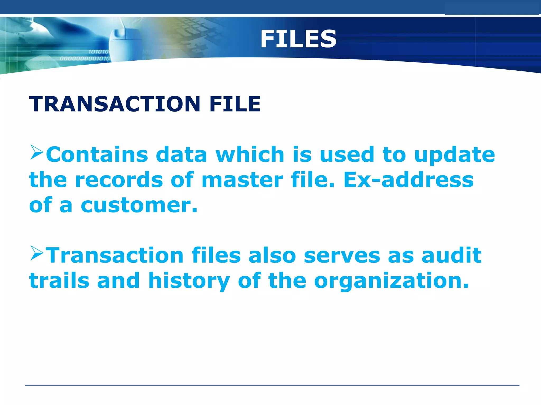 File organisation | PPT