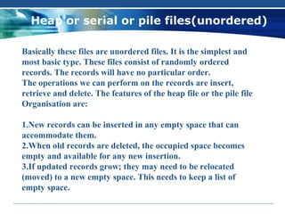 File organisation | PPT