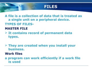 File organisation in system analysis and design | PPT