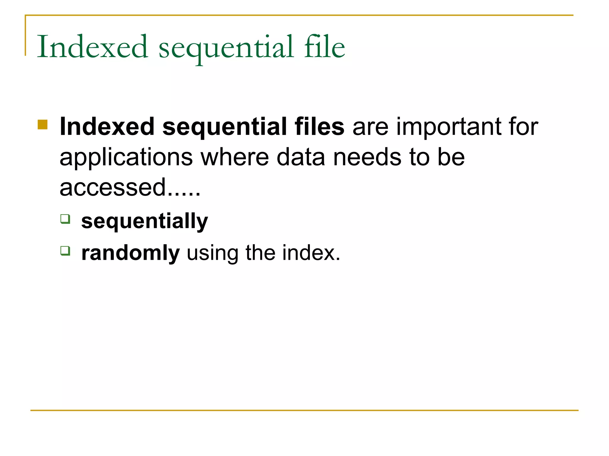 File organization | PPT