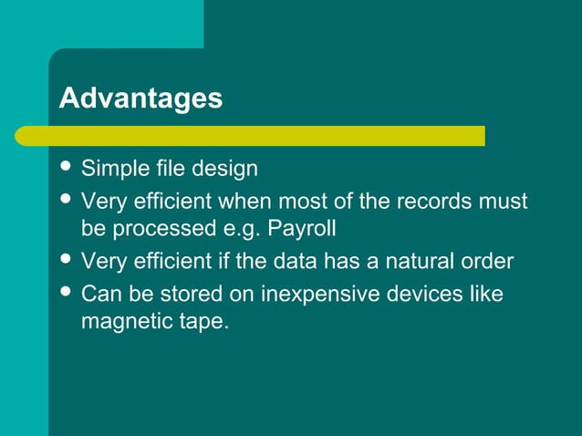 File organization | PPT | Databases | Computer Software and Applications