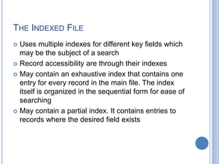 File Organization | PPTX