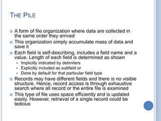 File Organization | PPTX