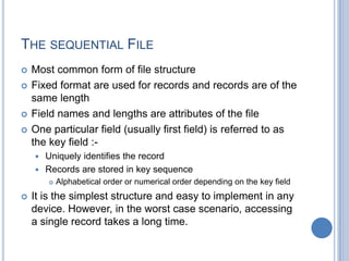File Organization | PPTX